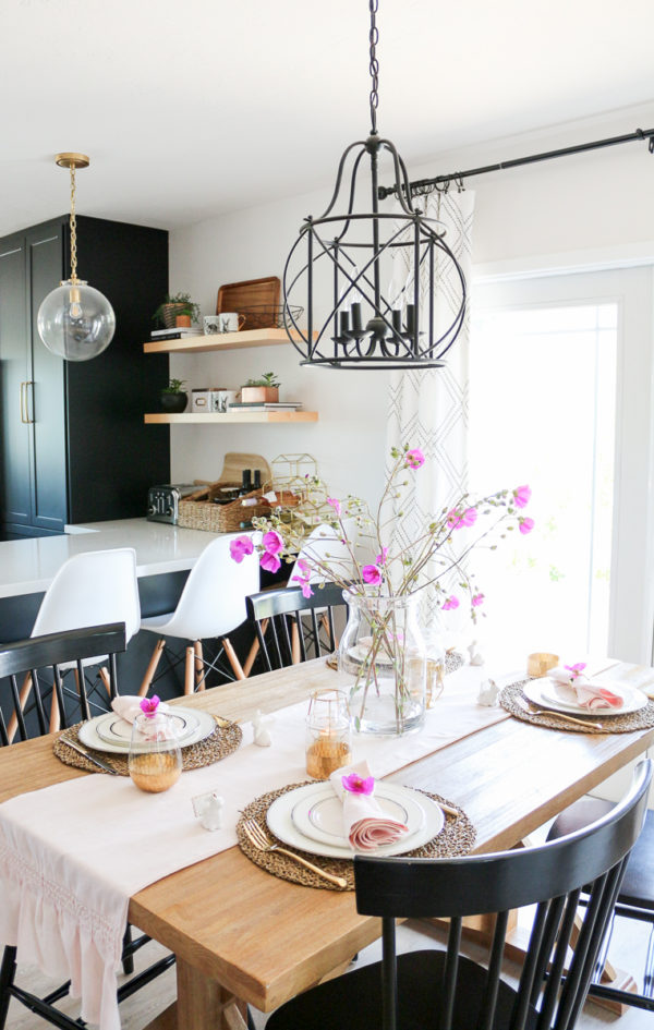 Classy + Modern Easter Tablescape - 1111 Light Lane