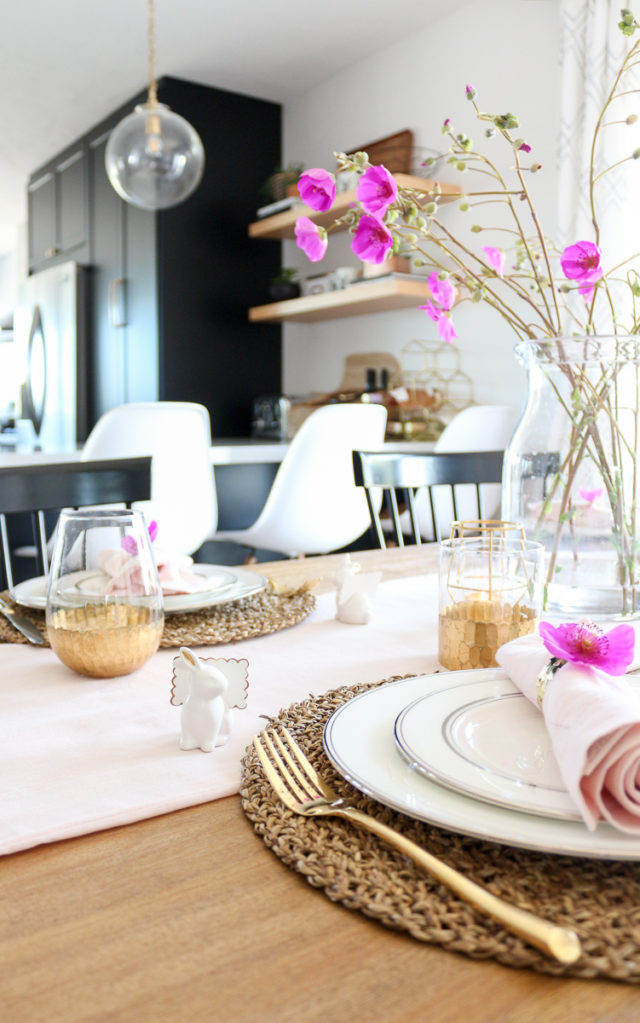 Classy + Modern Easter Tablescape - 1111 Light Lane