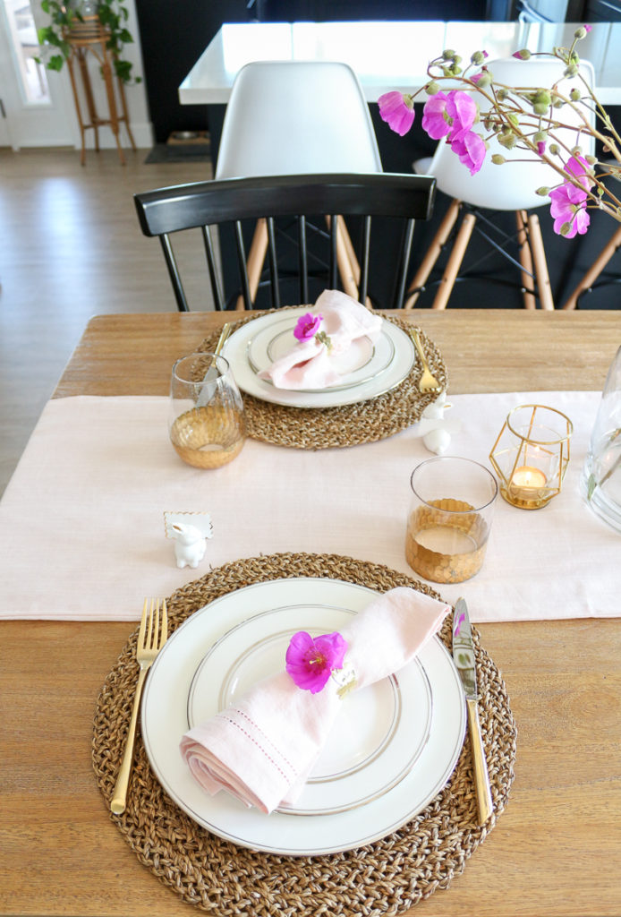 Classy + Modern Easter Tablescape - 1111 Light Lane