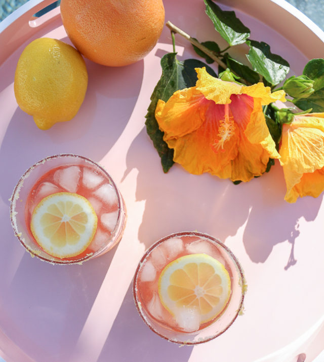 Perfect Poolside Cocktail: Pretty + Pink Paloma - 1111 Light Lane